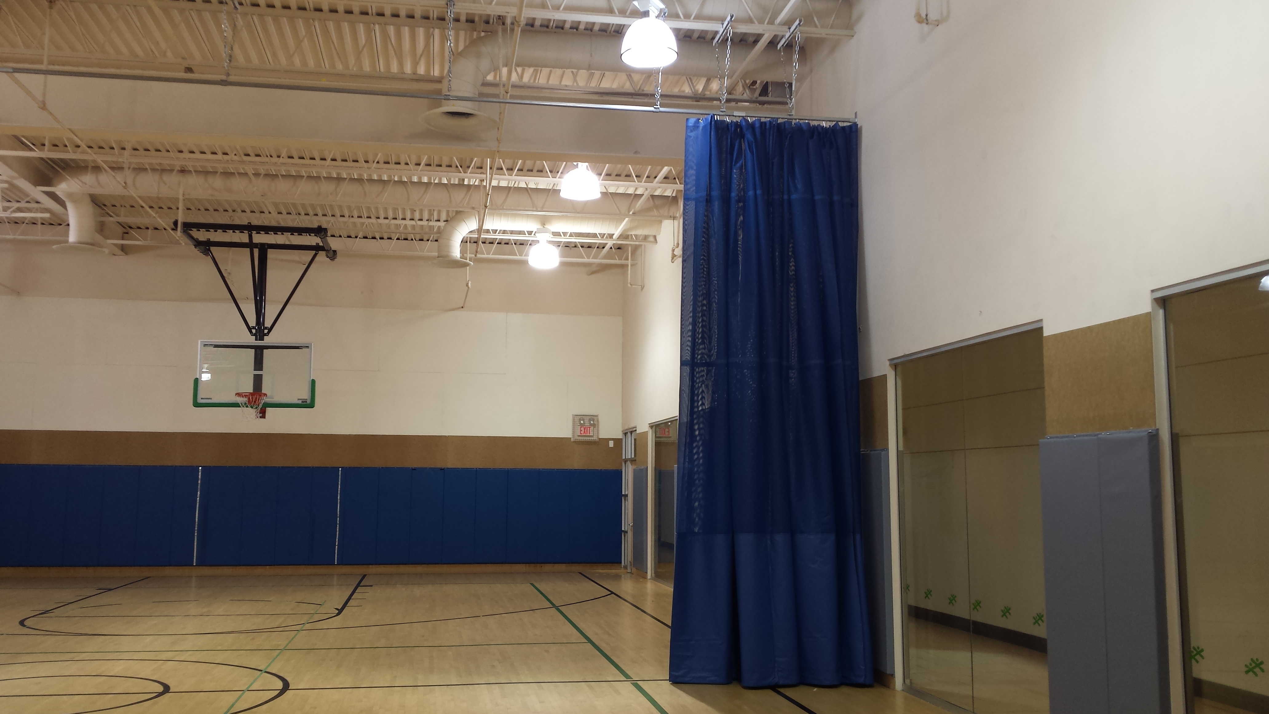 Walk Draw Gym Divider Curtains - Gym Divider Curtains